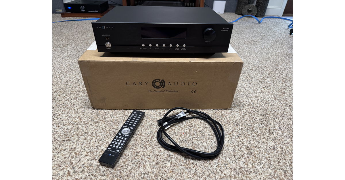 Cary Audio SL-100 Preamplifier -- Nice one... For Sale | Audiogon