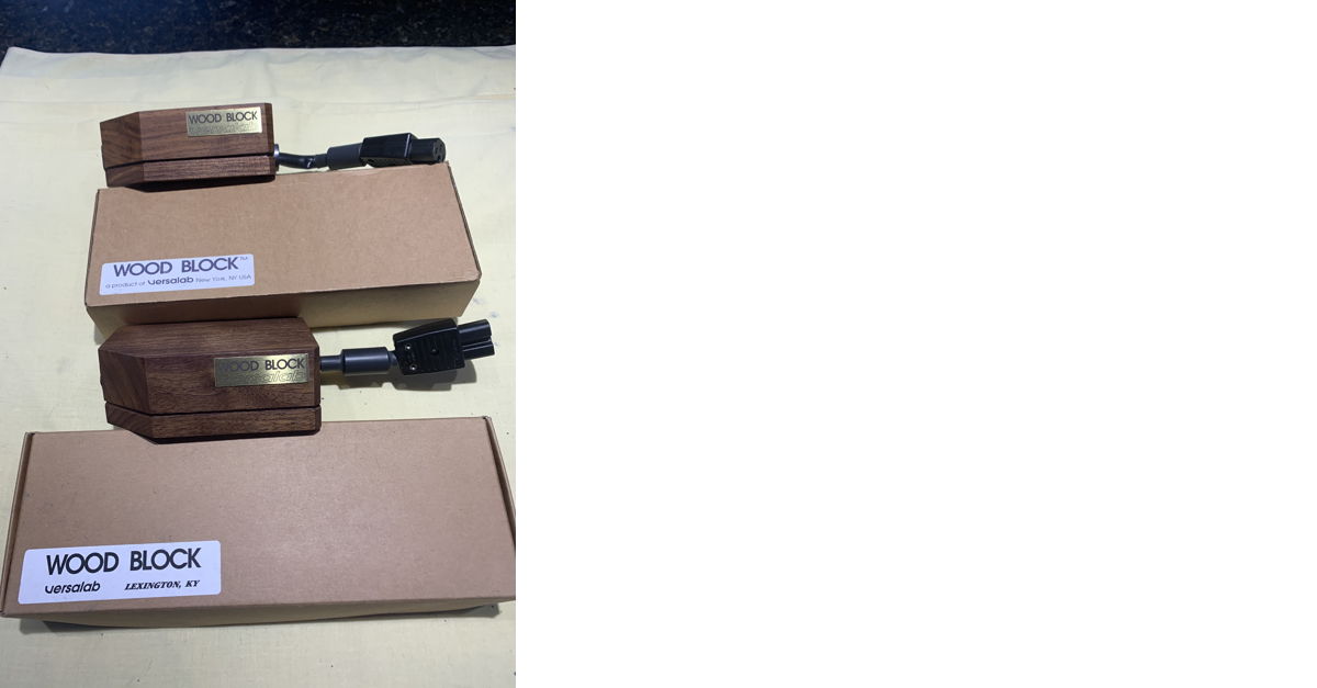 Versalab Wood Blocks For Sale | Audiogon