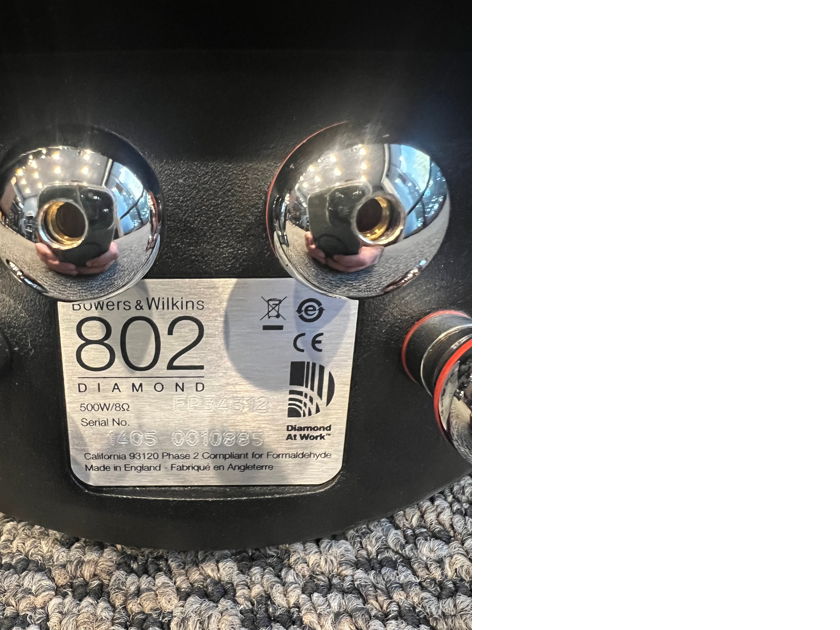 B&W (Bowers & Wilkins) 802D2 -- Excellent ... For Sale | Audiogon