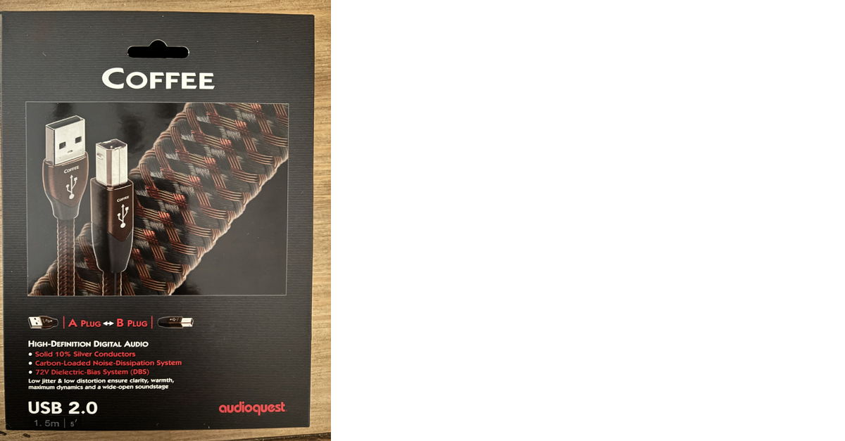 AudioQuest Coffee USB Cable-1.5M For Sale | Audiogon