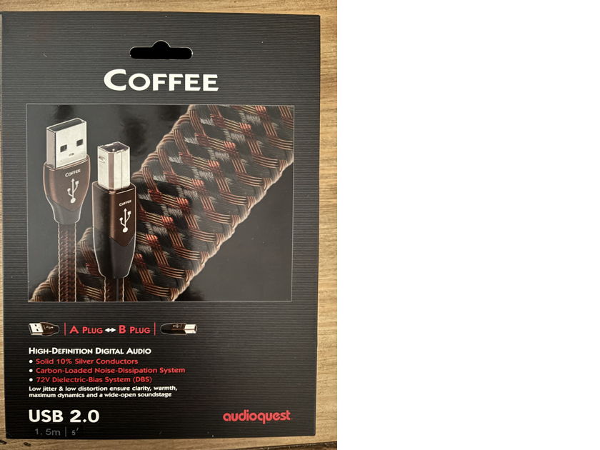 AudioQuest Coffee USB Cable-1.5M For Sale | Audiogon