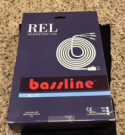 REL Bassline Blue Cable 3M For Sale | Audiogon