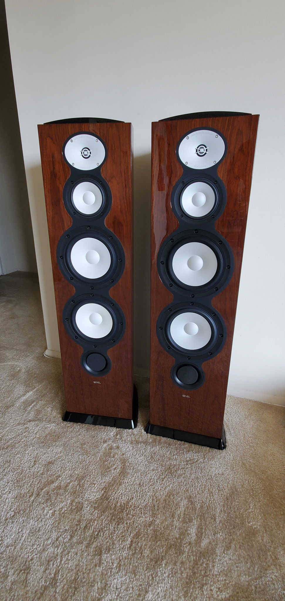 Revel PerformaBe F228Be Walnut Pair For Sale | Audiogon