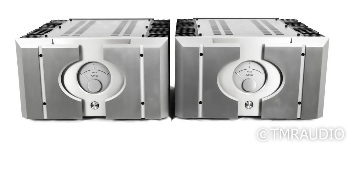 Pass Labs XA160 Mono Power Amplifiers; Sil... For Sale | Audiogon