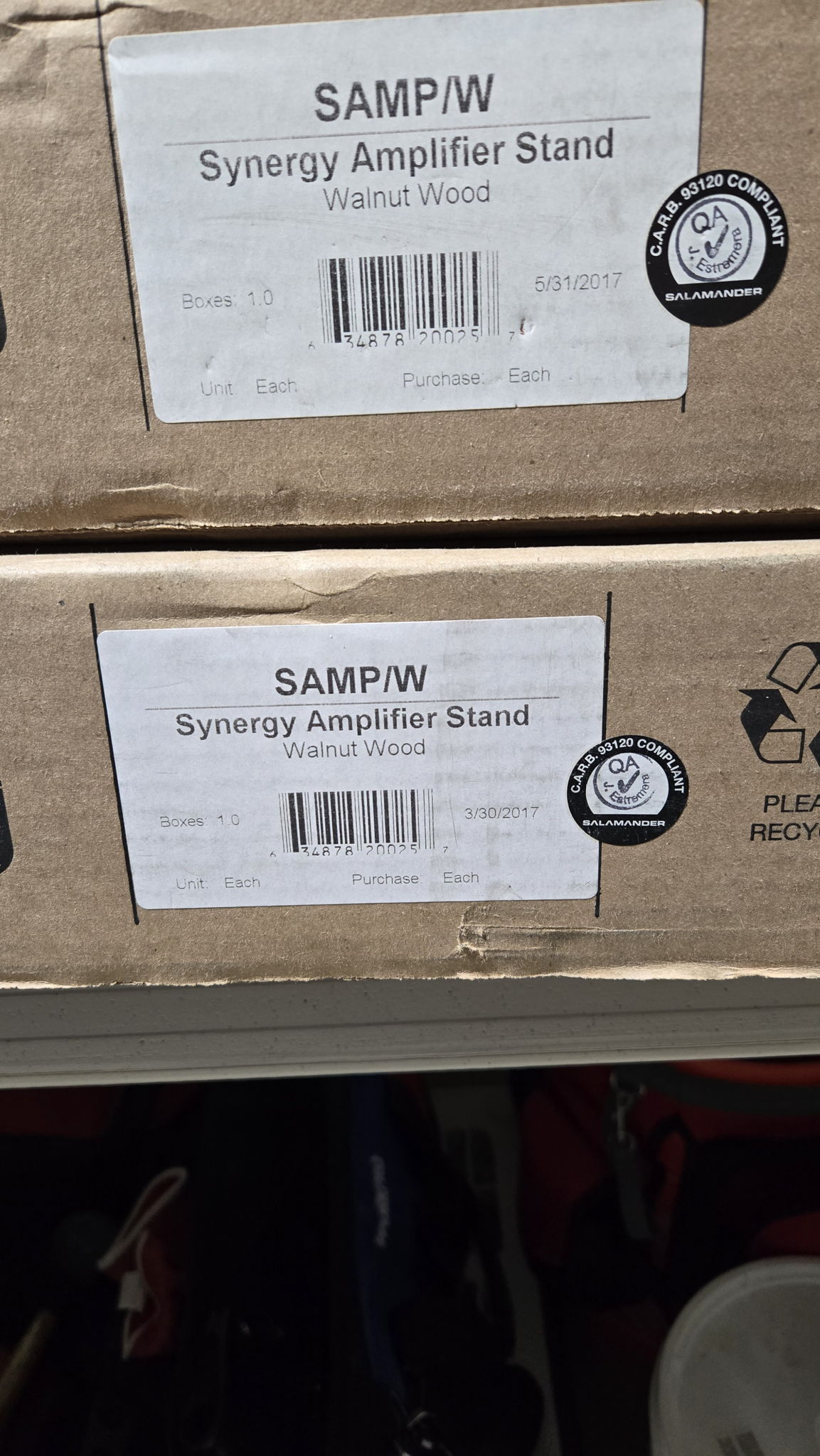 Salamander Designs Synergy Amp Stand - Walnut For Sale | Audiogon