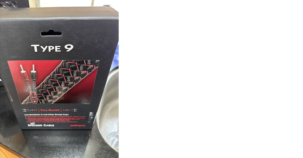 AudioQuest Type 9 speaker cable For Sale | Audiogon
