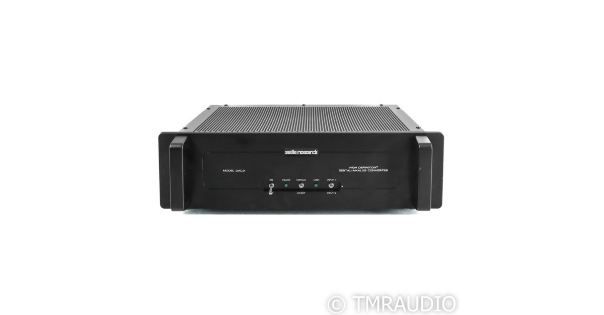 Audio Research DAC3 Tube DAC; D/A Converte... For Sale | Audiogon