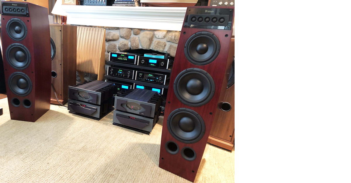 McIntosh LS360 Speakers in a Beautiful Red... For Sale | Audiogon