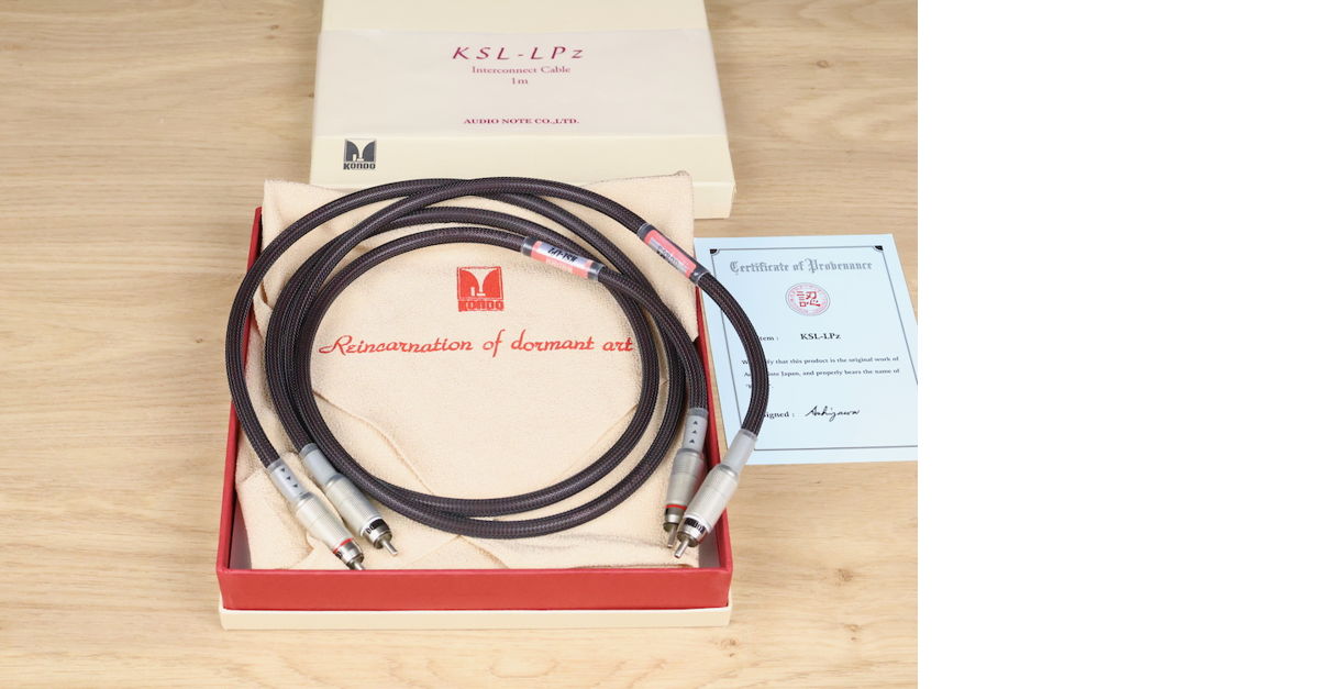 Kondo Audio Note KSL-LPz highend silver au... For Sale | Audiogon