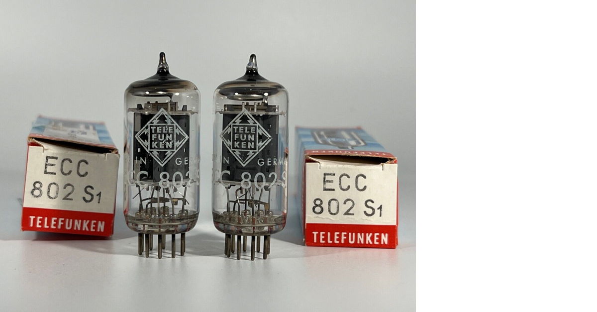 Telefunken ECC802s Matched Pair For Sale | Audiogon