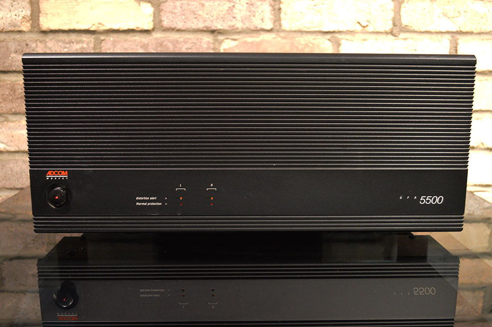 Adcom GFA-5500 Power Amplifier - 350 Watt ... For Sale | Audiogon