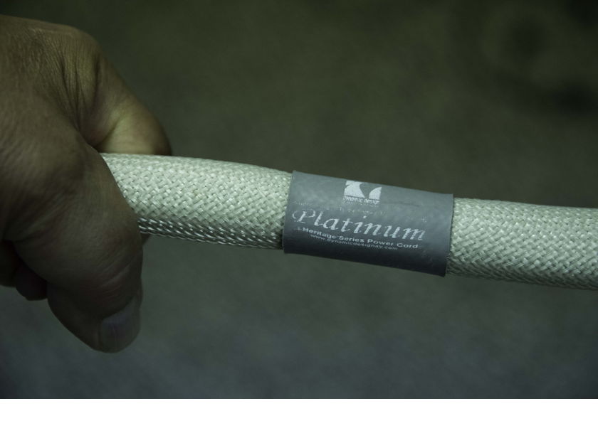Dynamic Design Platinum power cord For Sale | Audiogon